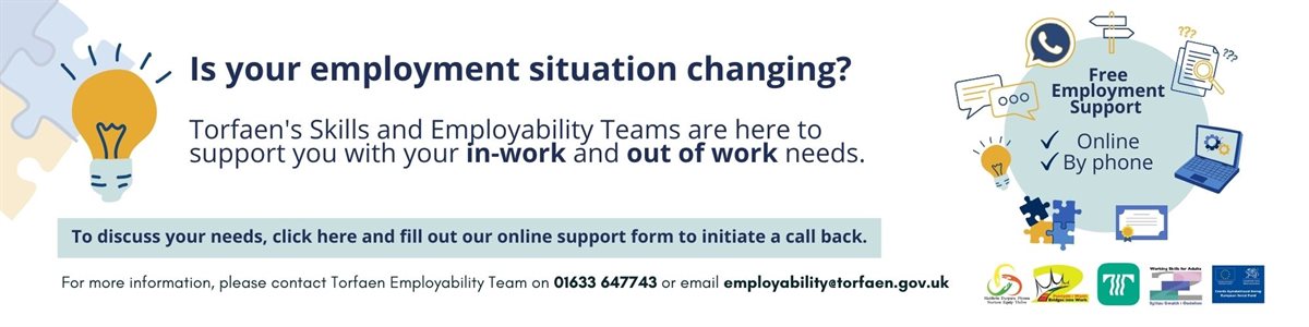 Jobs & Employment Support | Torfaen County Borough Council